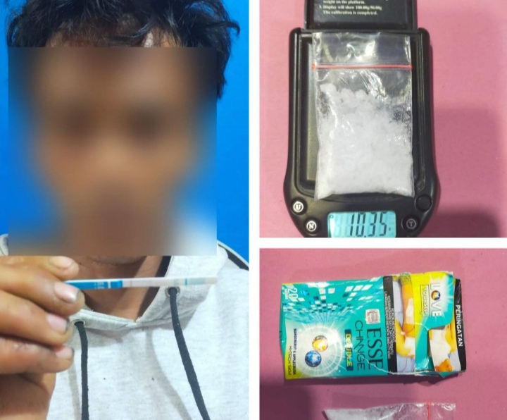 Simpan Sabu, Pria Asal Lampung Tengah Tak Berkutik Ditangkap Polisi - Radar24.co.id